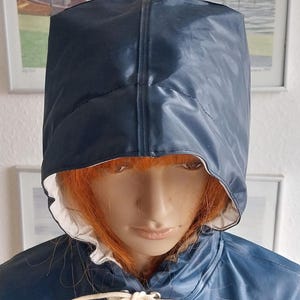 Blue Pvc Raincoat Rainjacket - Etsy
