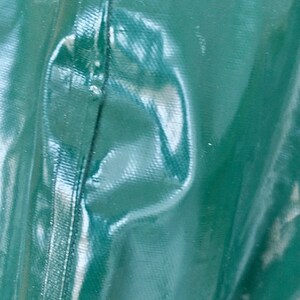 Green Vinyl / Pvc Raincoat Rainjacket Raincape Rubbercoat Catsuit ...