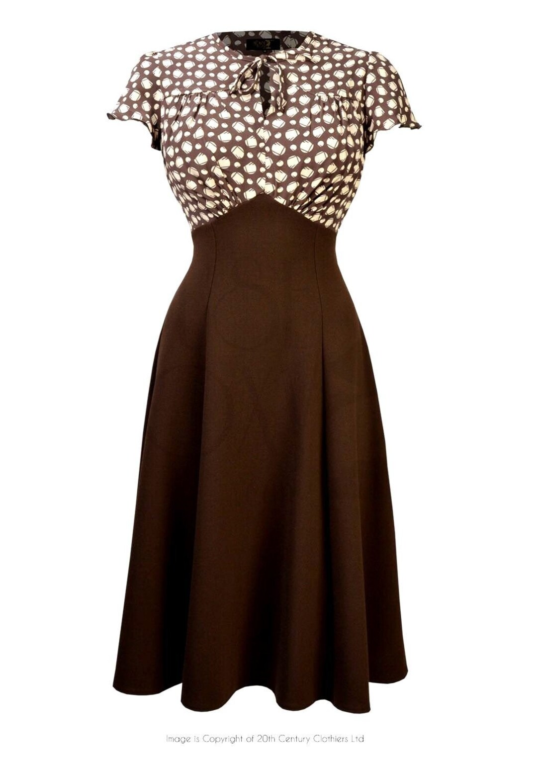 Vintage 1930s 1940s REPRODUCTION Grable Dress From the House of Foxy UK ...