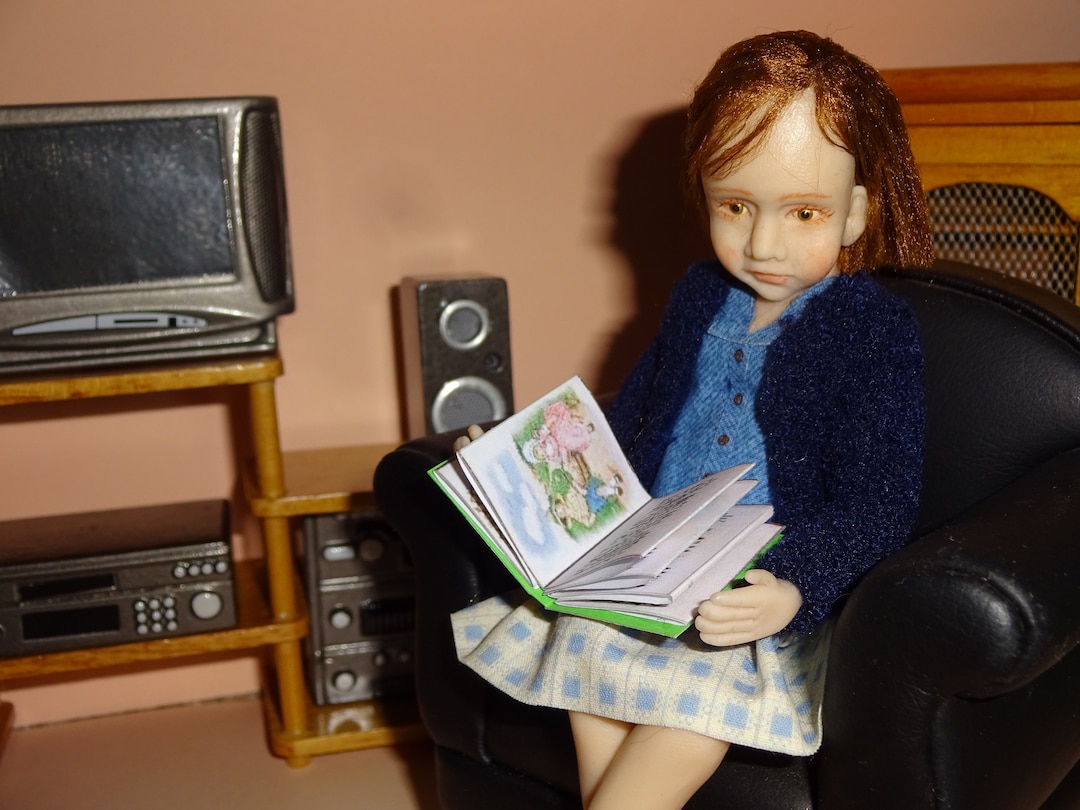 Karen Tadman Karensminibears OOAK Handsculpted Polymer Clay Dollhouse ...