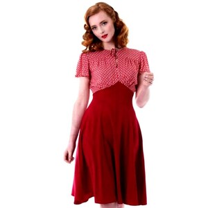 The House of Foxy Vintage 1930s 1940s Style REPRODUCTION Grable Dress ...