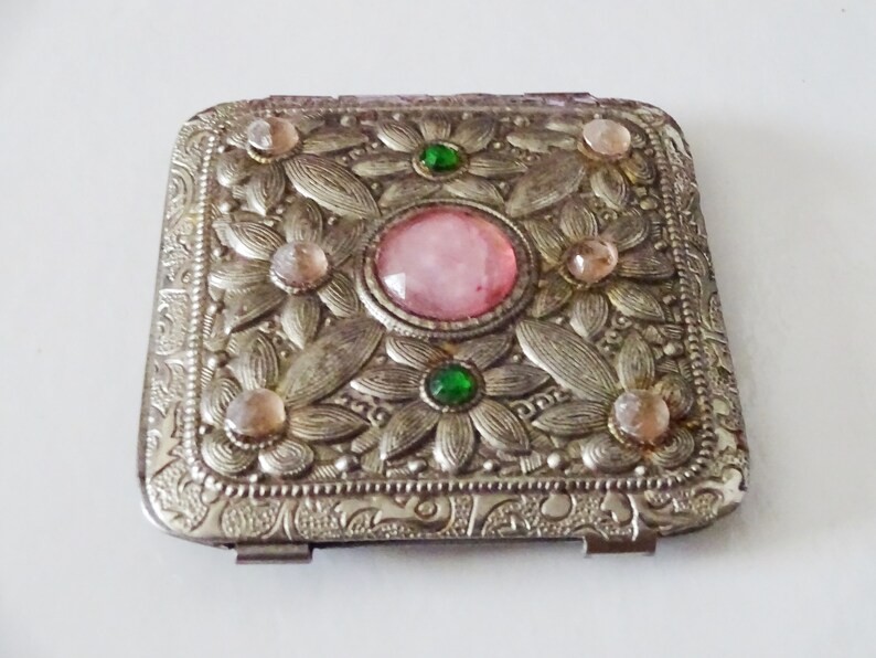 Art Deco 1920s 1930s Czech Powder Compact - Etsy