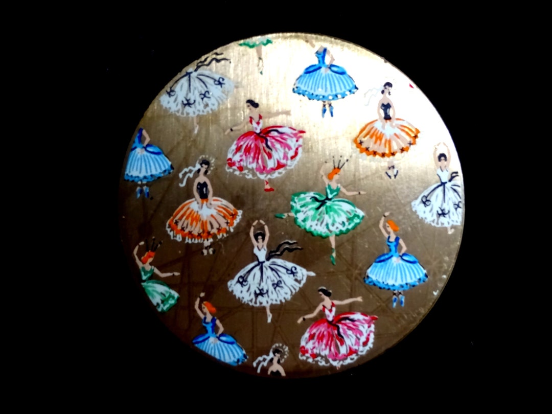 Vintage 1950s Stratton Powder Compact Ballerina Ballet Dancers - Etsy