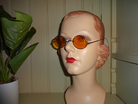 Original Antique 1920s Tinted Eye Glasses Spectacles … - Gem