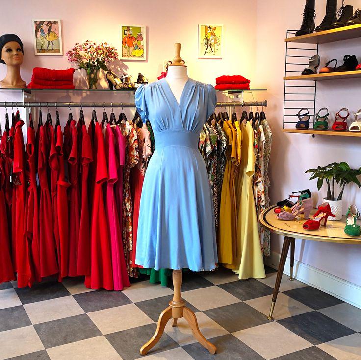 The House of Foxy Vintage 1930s 1940s Reproduction Ava Dress NWT Volup ...