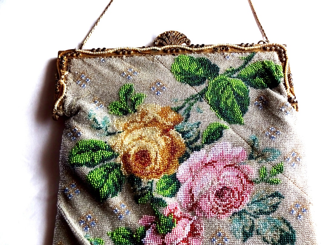 Antique Beaded Purse 1920s 1930s - Etsy