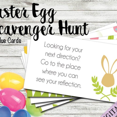 Easter Scavenger Hunt for Kids Instant Download PDF Easter - Etsy
