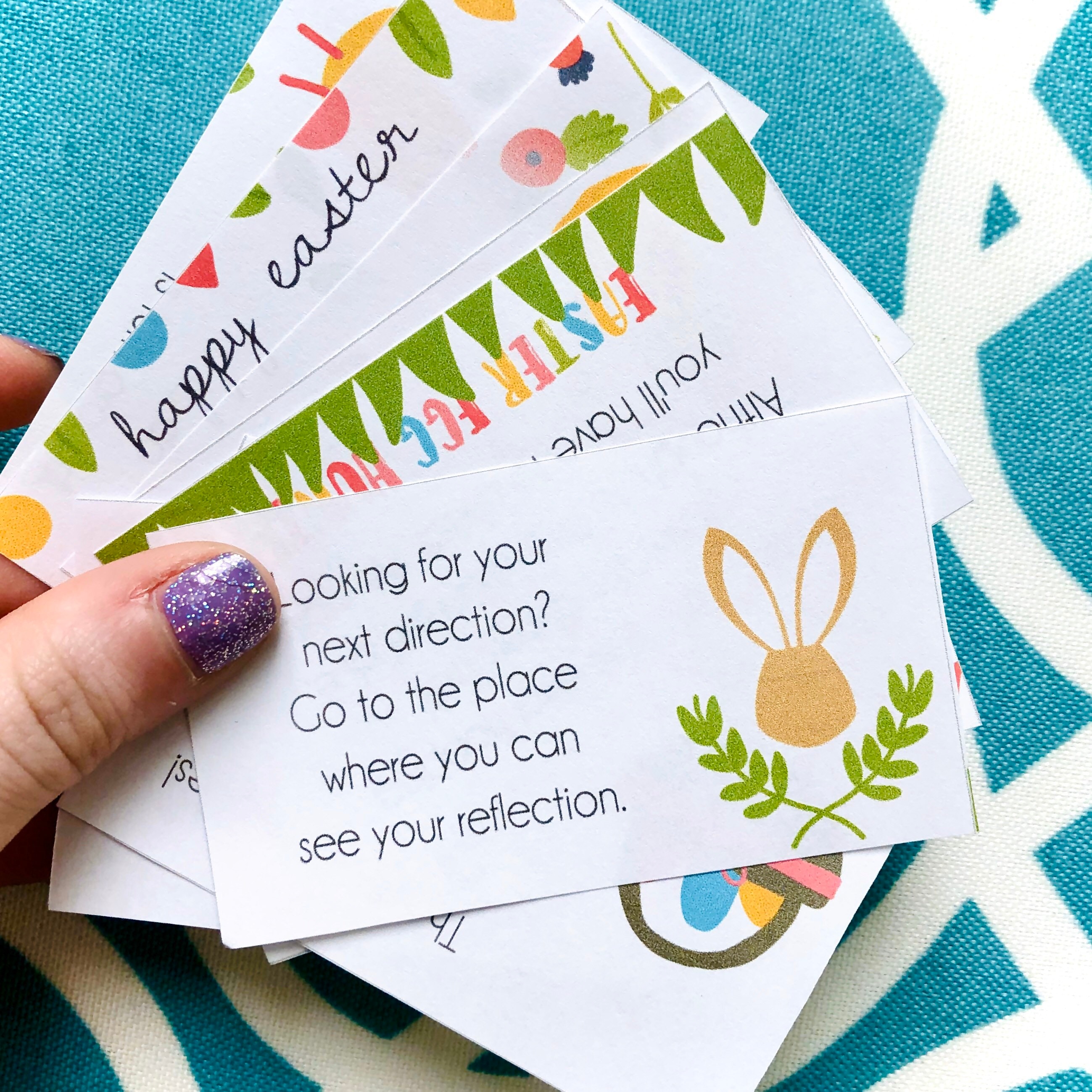 Printable Easter Clue Cards Egg Hunt Easter Bunny - Etsy