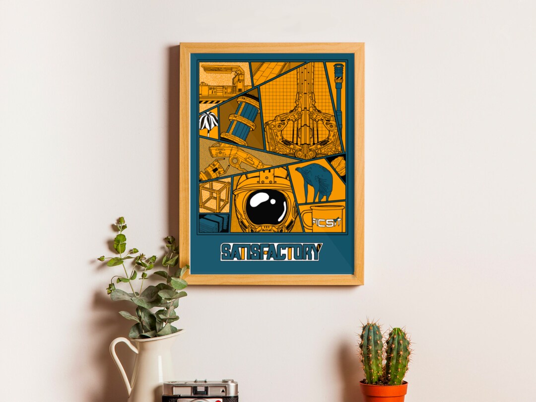 Satisfactory Poster, A3 Format (29.7x40cm) - Etsy