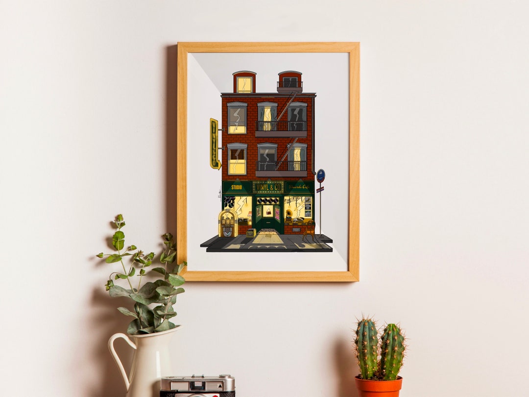 Storefront Vinyl & Co Poster (new York Style) - Etsy
