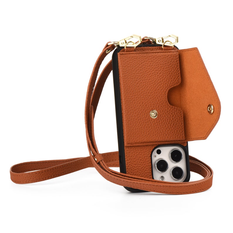 Genuine Crossbody Iphone Case purse W/adjustable Shoulder - Etsy