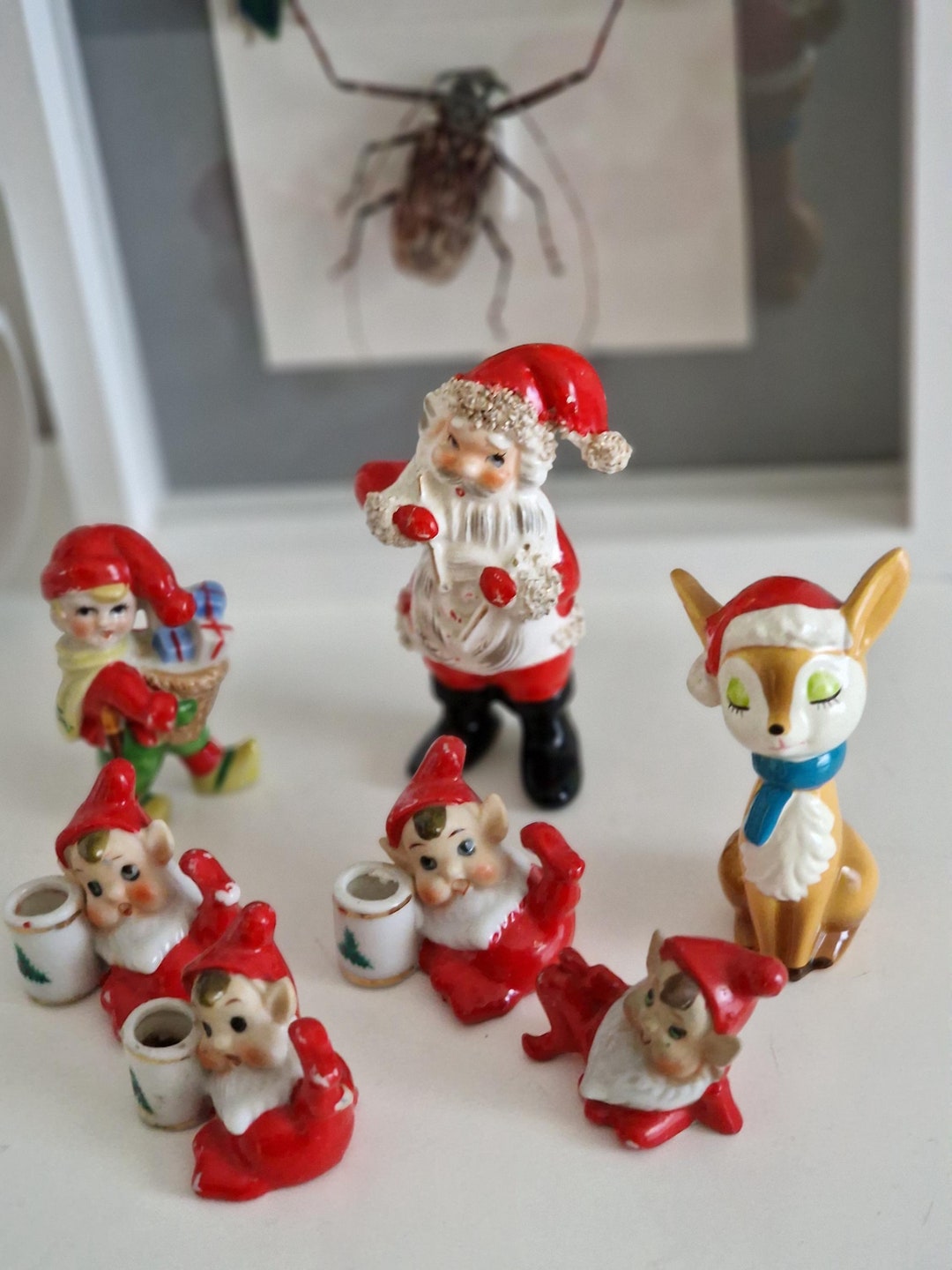 Adorable Christmas Figures, Santa Claus, Christmas Elves, Nicolaus ...