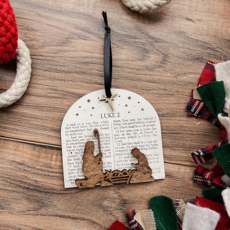 Nativity Ornament - Etsy