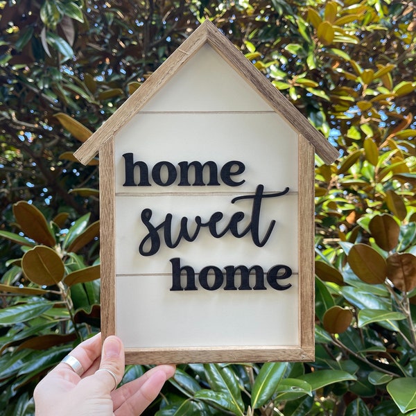 House Shaped Sign - Etsy