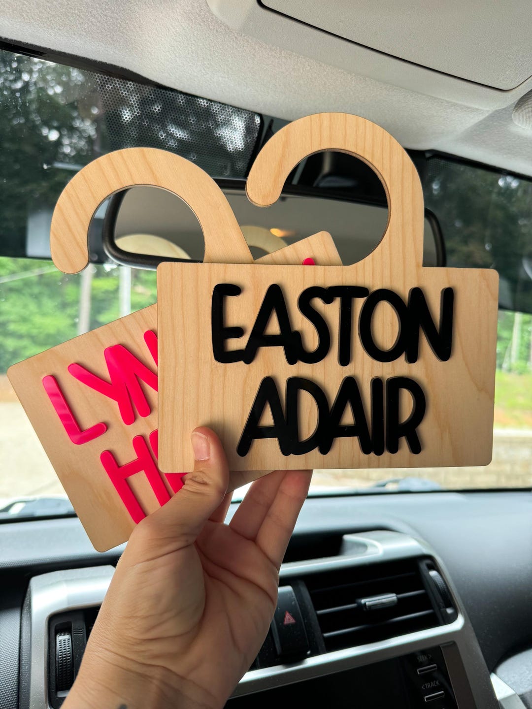 Personalized Car Pool Sign, Carpool Name Sign, Car Line Sign, School ...