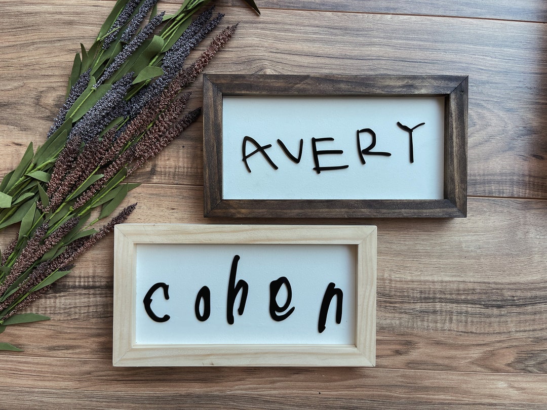 3D Handwriting Sign, Custom Handwritten Wooden Sign, Signature ...