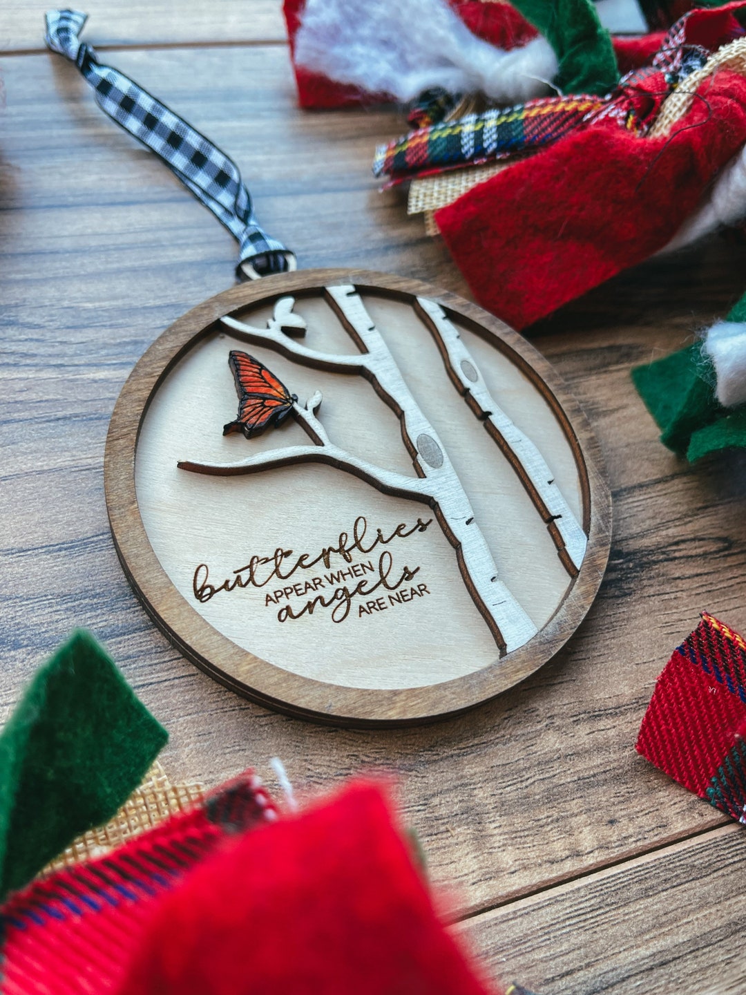 Butterfly Memorial Ornament, Remembrance Christmas Decoration, in ...