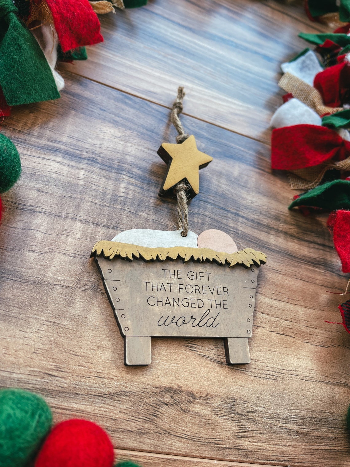 Nativity Christmas Ornament True Christmas Meaning Ornament - Etsy