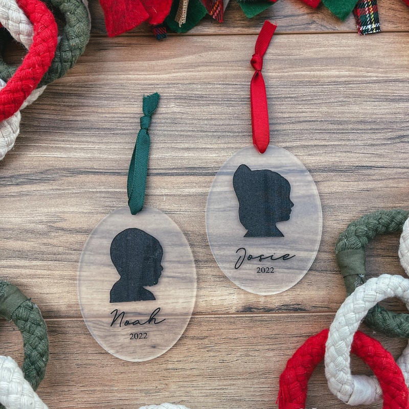 Silhouette Ornament - Etsy