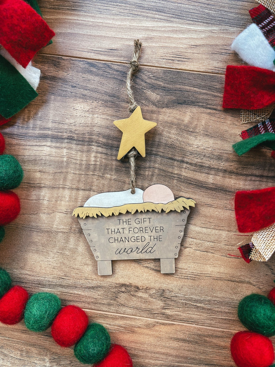 Nativity Christmas Ornament True Christmas Meaning Ornament - Etsy