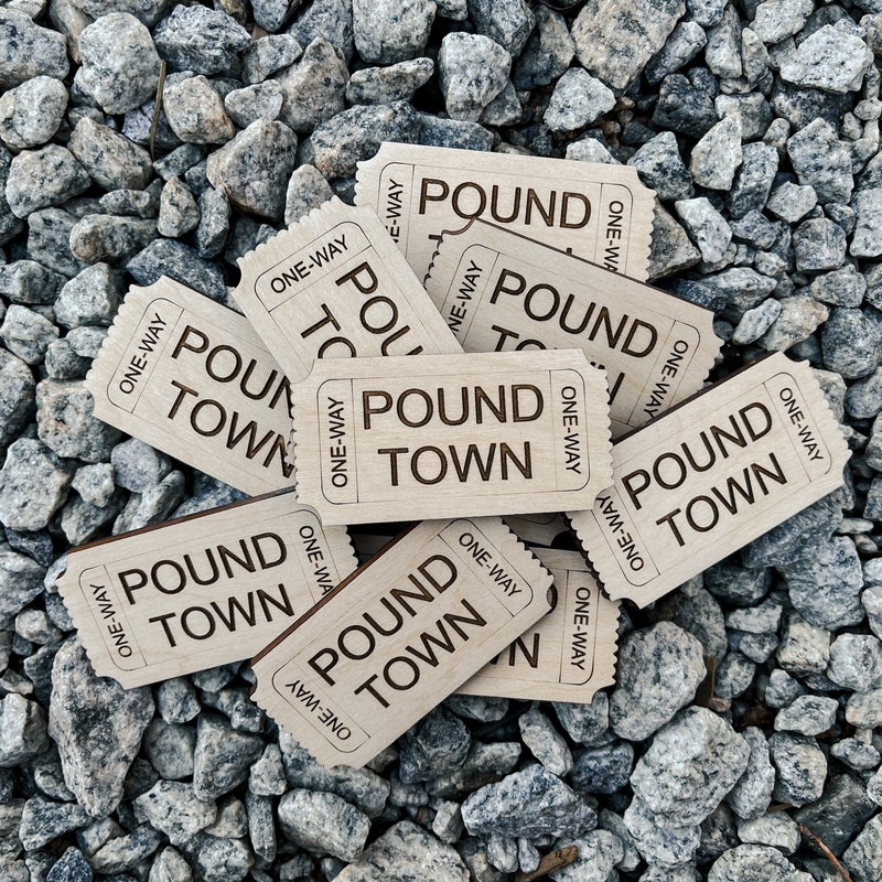Ticket to Pound Town - Etsy