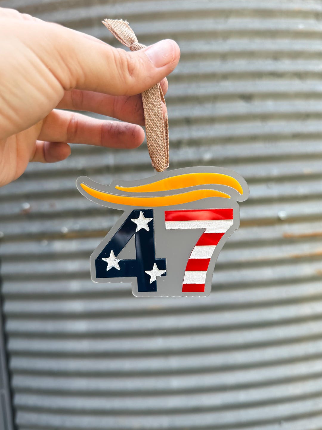 Trump Ornament, Donald Trump Christmas Ornament, DJT Ornament, Patriot ...