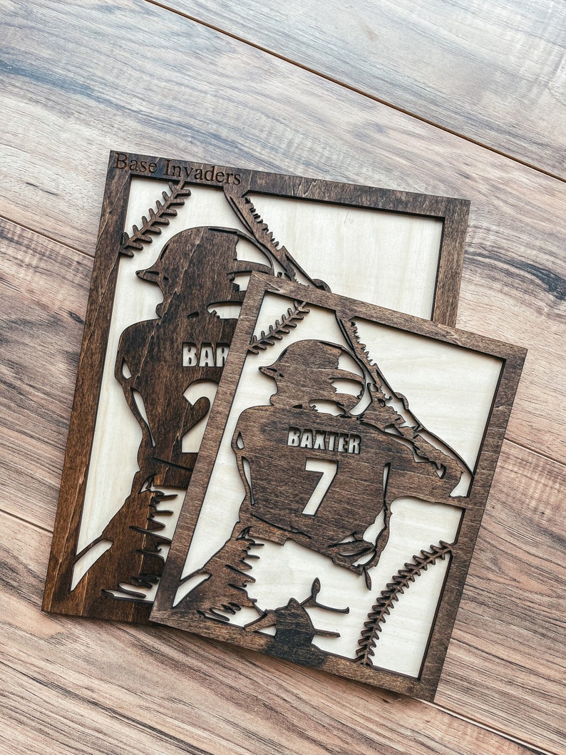 Personalized Baseball Sign 3D Baseball Sign Baseball Coach - Etsy