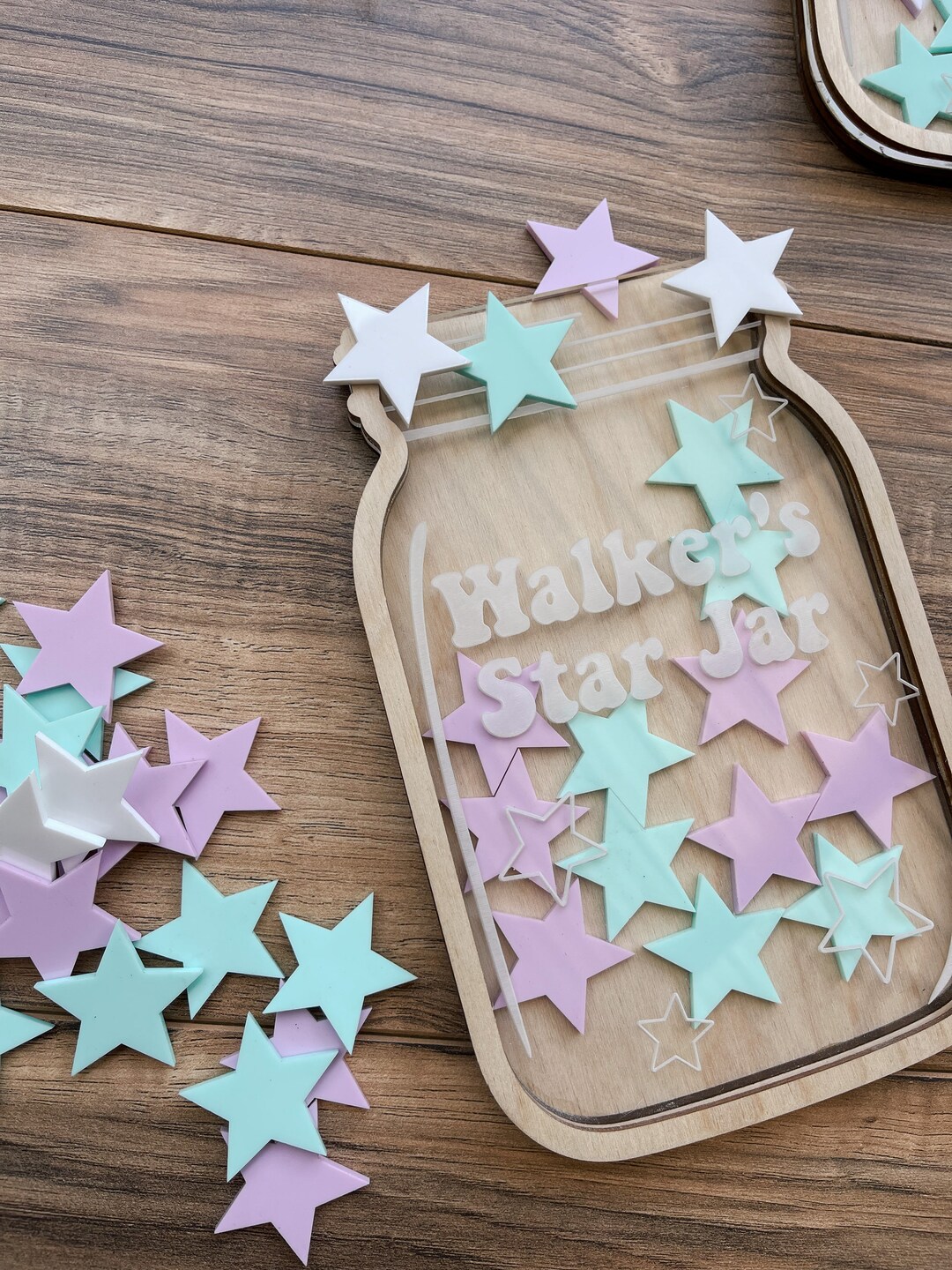 Personalized Reward Jar for Kids, Reward Jar, Star Jar, Kids Incentive ...