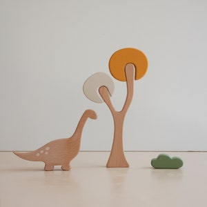 Dinosaur Tree Puzzle, Autumn Tree, Open Ended Play, Montessori Play ...