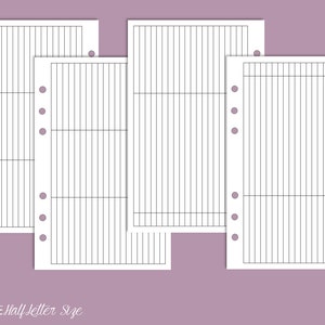 PRINTABLE Half Letter Size Planner Basics Insert Pack | Clean ...