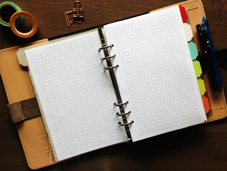 PRINTABLE Half Letter Notes Paper Bundle, Lined and Grid Paper - Etsy