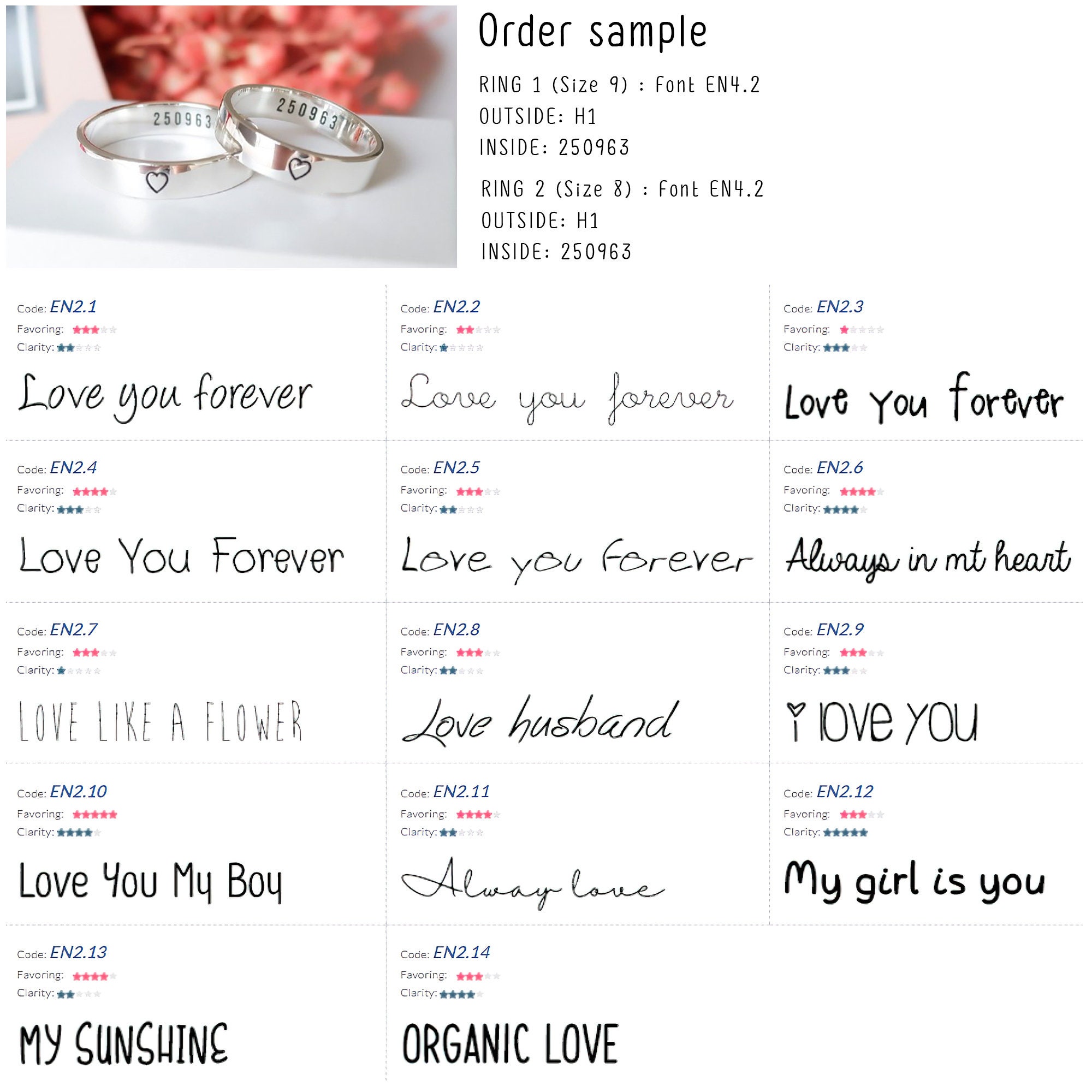 Personalized 3mm Sterling Silver Ring Inside Engraved Ring - Etsy