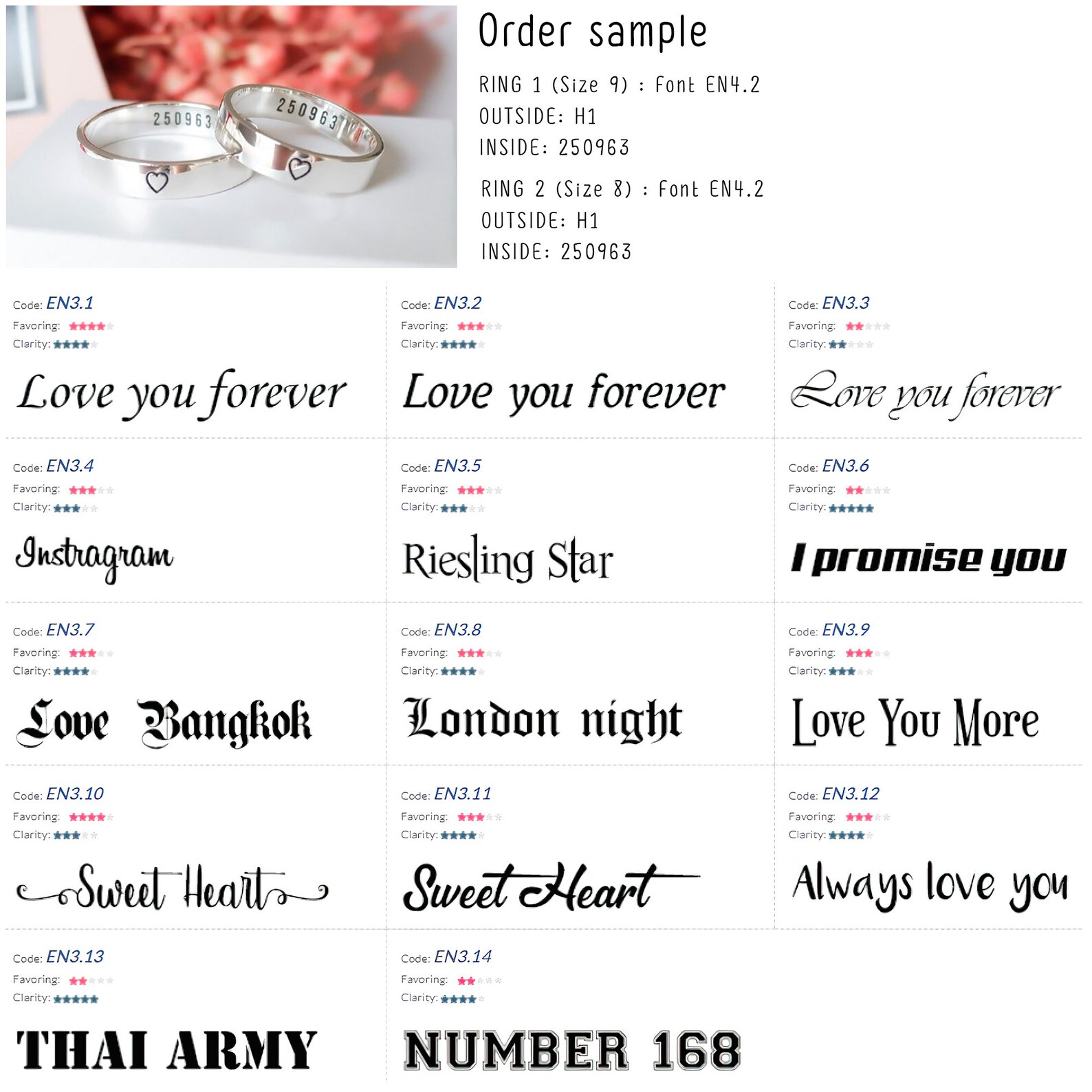 Personalized 3mm Sterling Silver Ring Inside Engraved Ring - Etsy