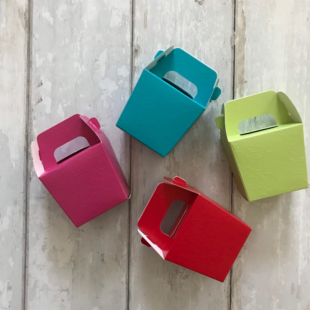 Embossed Paper Tote Boxes - Etsy