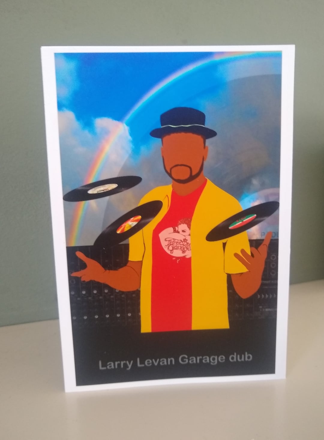 Larry Levan Greetings Card/paradise Garage Dj/last Night a Disco Dj ...