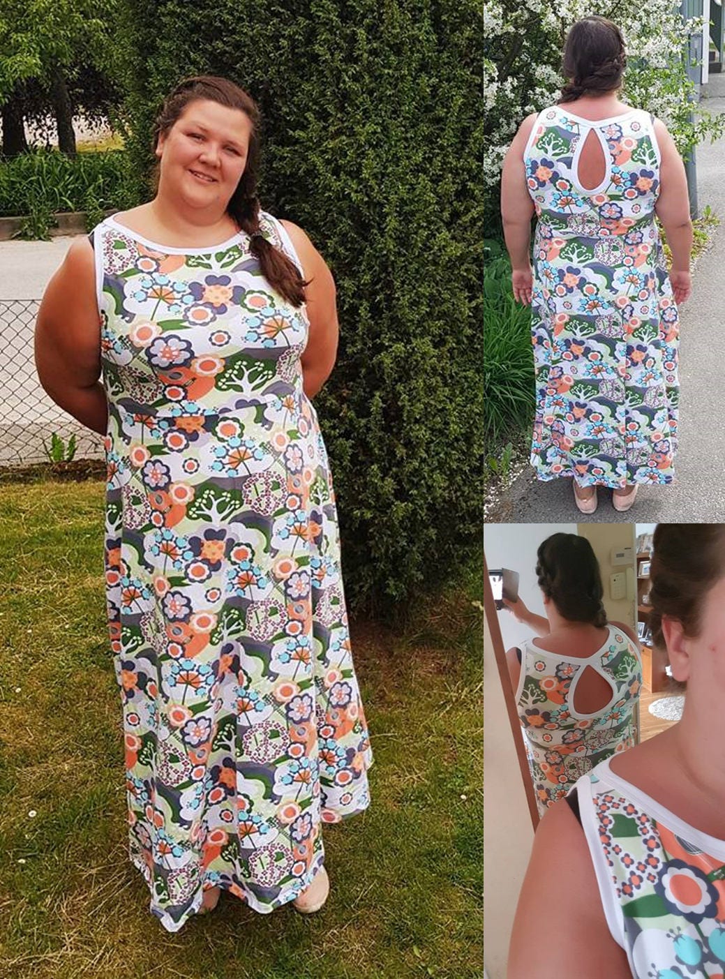 PDF Pattern. Summer Mixi Maxi Tanktop/tunic/dress/maxidress. Size 32-60 ...