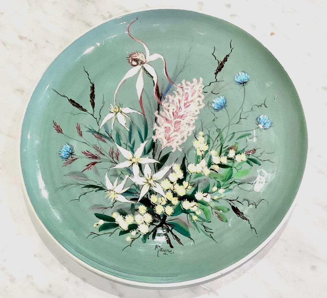 Vintage 1950s GUY BOYD Australian WILDFLOWERS Wall Plate / Plaque - Etsy