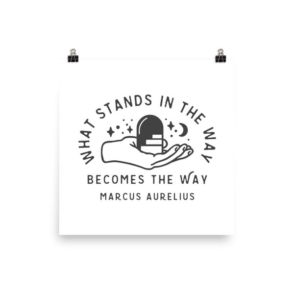 What Stands in the Way Becomes the Way - Etsy Australia