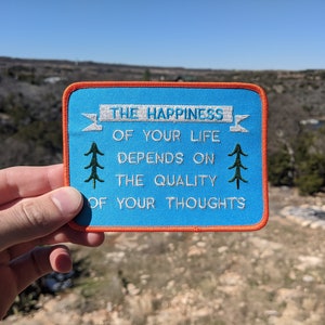 Marcus Aurelius Meditations Stoicism Quote Iron On Patch | Etsy