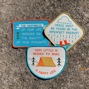 Marcus Aurelius Meditations Stoicism Quote Iron on Patch - Etsy