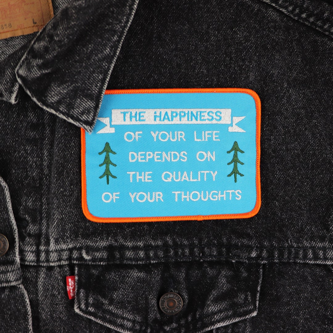 Marcus Aurelius Meditations Stoicism Quote Iron on Patch - Etsy