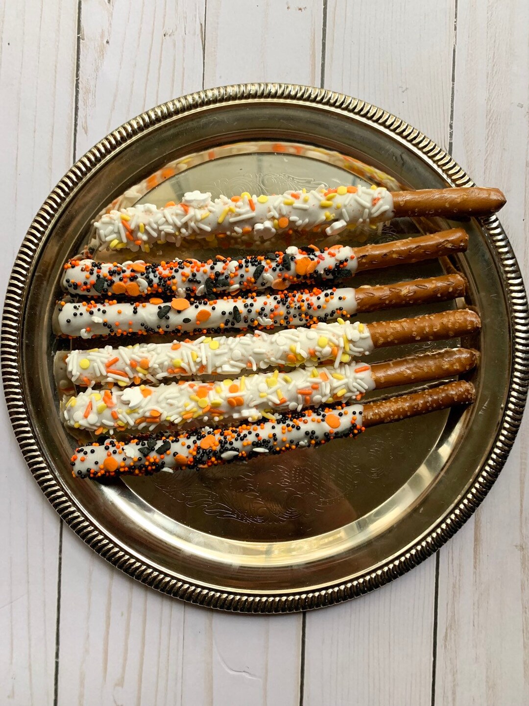 Halloween Pretzel Sticks - Etsy
