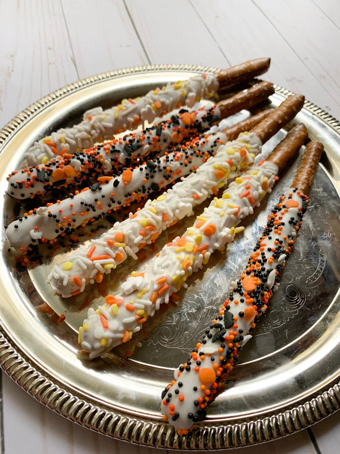 Halloween Pretzel Sticks | Etsy