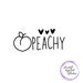 Peachy Svg, Peachy Png, Happy Peach, Cricut Svg, Cricut Png, Peach Svg ...