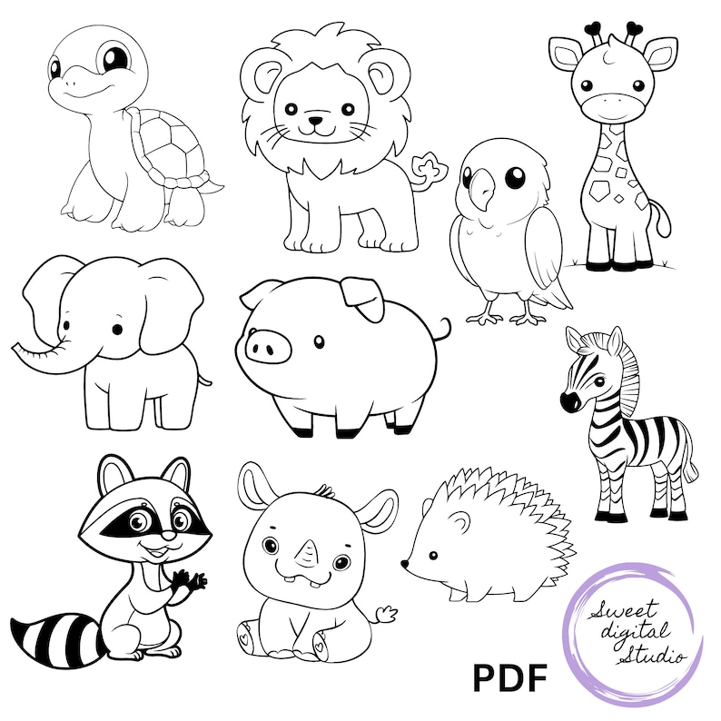 Animal Colour Pages, Children Colouring Pages, Colouring, Coloring ...