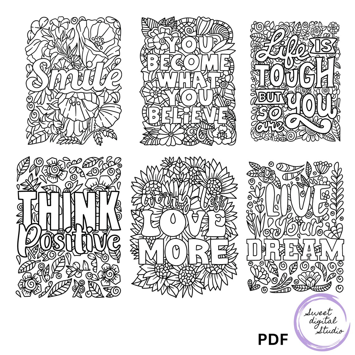 Adult Colouring Adult Colouring Pages Adult Coloring - Etsy