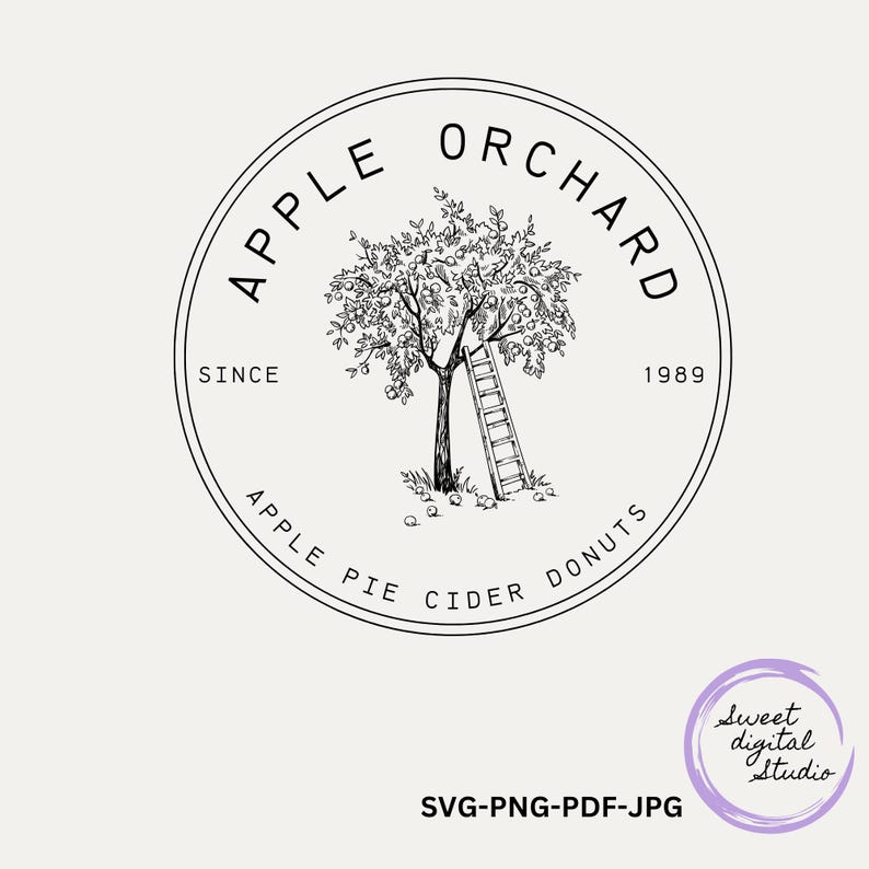 Apple Orchard Svg, Apple Picking Svg, Fall Svg Png, Apple Farm Png ...