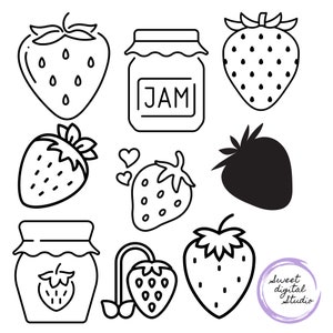 Strawberry Bundle Svg, Strawberry Bundle Png, Strawberry Bundle, Summer ...