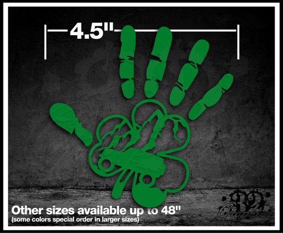 Off Road Shamrock or Shamrock Wave Vinyl Decal / Sticker | Etsy