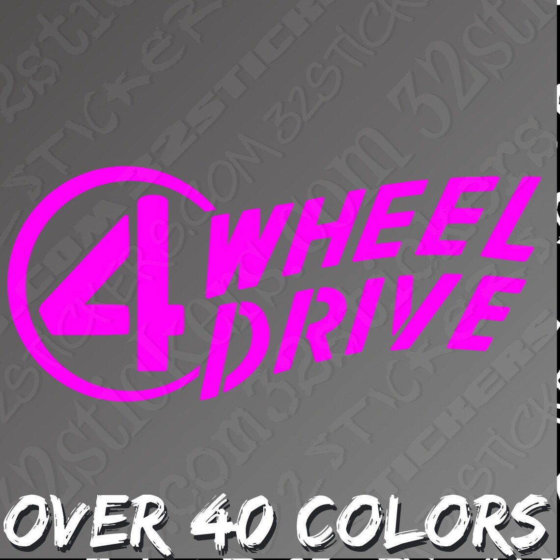 Willys 4 Wheel Drive Decal-jeep Wrangler Grand Cherokee - Etsy